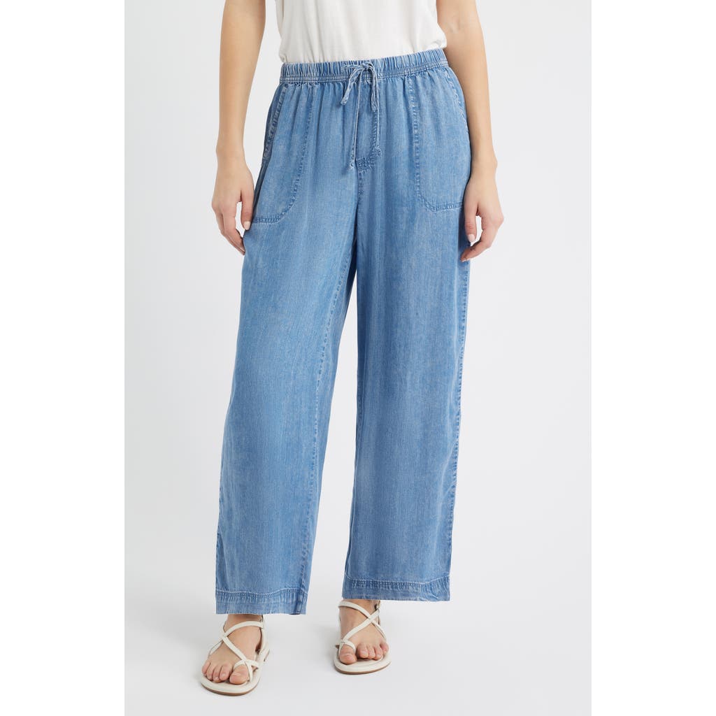 BEACHLUNCHLOUNGE Inaya Chambray Ankle Pants